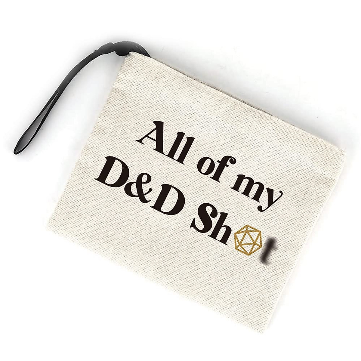 Jztco Dungeons and Dragons Dice Bag, Storage Bag for D&D Dices D and D Dice Bag, All Of My D&D Stuff D and D Accessory Pouch DND Dice Bag for Sister Friends Brother BFF