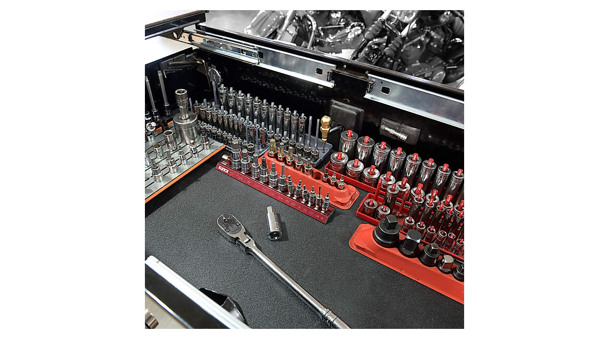 Heavy-Duty ToolTex Drawer Liner - Anti-Slip, Tear-Resistant & Waterproof
