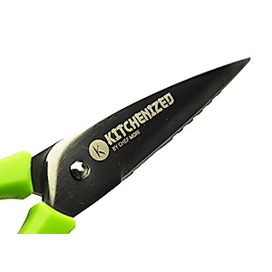 Kitchenized by Chef Mori Heavy Duty Kitchen Shears and Multi Purpose Kitchen Scissors, Utility Scissors for Chicken, Poultry, Fish, Meat, Vegetables, Herbs, and BBQ’s