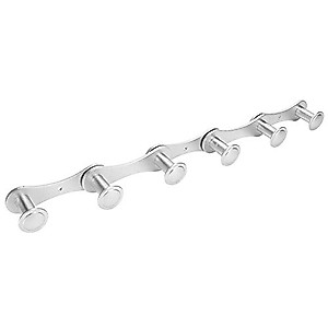 Bathroom Hanging Hook, Cloth Hanger Space Aluminum Wall Hanger, Retractable Hanging Hook, Hanging Hook for Towels Hanging Hook for Coats Door Hanger for Coats Rack for(Bright Sand)