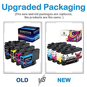 BINKSYLER Compatible LC3037 XXL Ink Cartridges Replacement for brother LC3037 LC3037XXL LC3039 Work for Brother MFC-J6945DW MFC-J6545DW MFC-J5845DW MFC-J5945DW(1 Black,1 Cyan,1 Magenta,1 Yellow)4 Pack