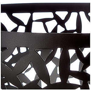 Alessi MSA04/29 B "CACTUS!" Fruit Holder in Steel Coloured With Epoxy Resin, Black