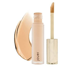 Jouer Essential High Coverage Liquid Concealer - Soft Matte Finish - 25 Shades - Healthy Ingredients - Paraben, Gluten & Cruelty Free - Vegan Friendly,Amber- Dark Skin with Golden Undertones