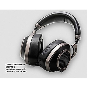 Cleer Audio NEXT Wired Audiophile Headphones - High End Lambskin Memory Foam Studio Earpads, Open Back, Alloy Structure, Innovative Ironless Magnesium Driver Units, Award Winning High-Resolution Sound