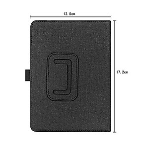 KuRoKo Premium Folio Case Cover for 6 Inch E-Reader (Sony/kobo/tolino/Pocketbook) with Hand Strap