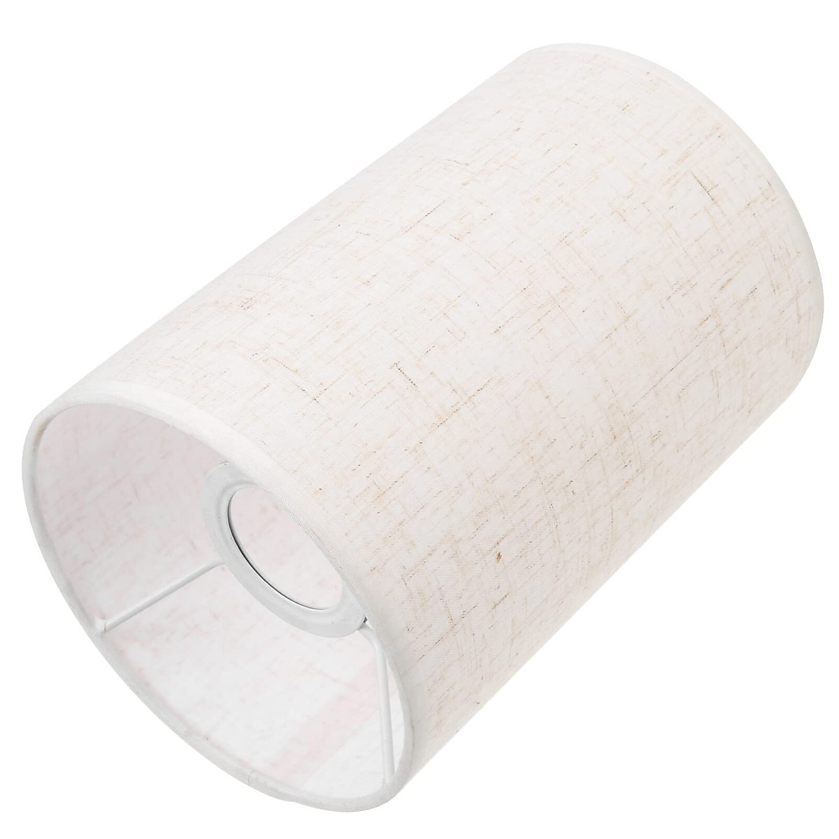 MAGICLULU 1Pcs Linen Lampshade Cylinder Linen Fabric Lamp Shade Natural Linen Lamp Shades for Table Lamp Wall Floor Light