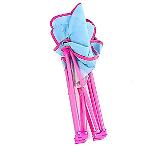 JOYIN 2 PCS Outdoor Butterfly Picnic Chair, Toddler Outdoor Camping Chair, Kids Lawn Folding Chair, Beach Chair, Lightweight, Foldable, with a Convenient Storage Bag, Gift for Little Girls