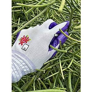Gardening Gloves for Women Ladies Garden Gloves for Women Gardening Gifts for Women, 3 Pairs, Protective Work Gloves Reusable Gloves Womens Gardening Gloves Guantes de Trabajo para Mujer