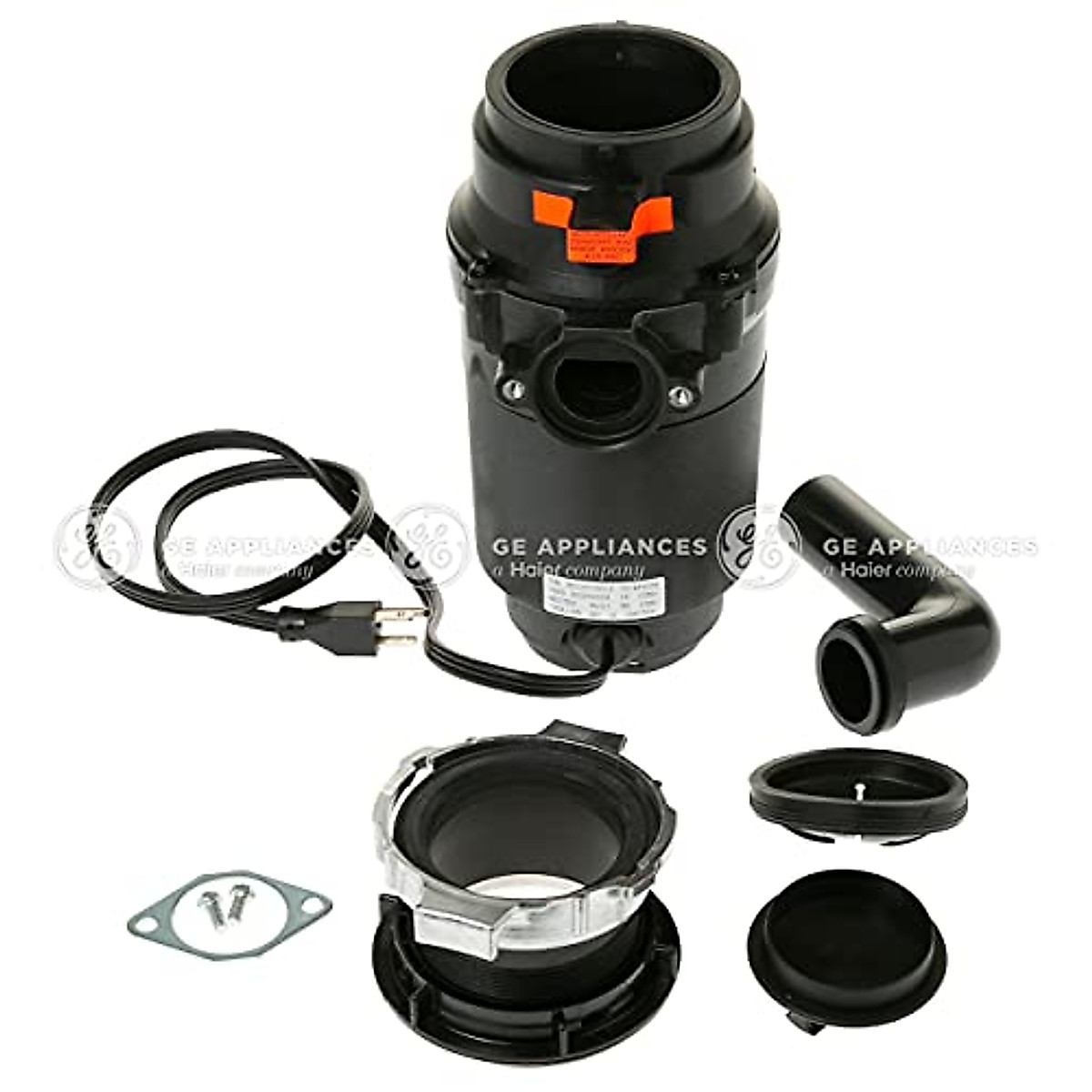 GE GFC525N Sink 1/2 HP Continuous Feed Disposer, Black