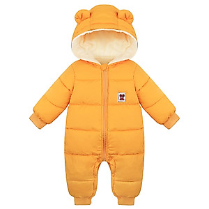 Fumdonnie Baby Boy Snow Wear Infant Girl Winter Clothes Newborn Snowsuit Jacket 0-6 Months