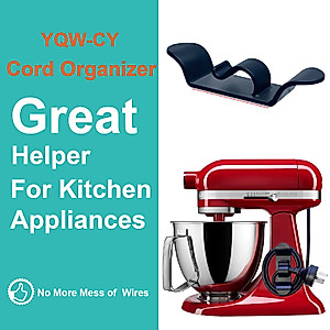 Cord Organizer for Kitchen Appliances Upgraded Adhesive Cord Holder Wrapper Kitchen Gadgets Keeper Cable Organizer Stick On Mixer, Microwave Oven, Coffee Maker, Air Fryer Toaster