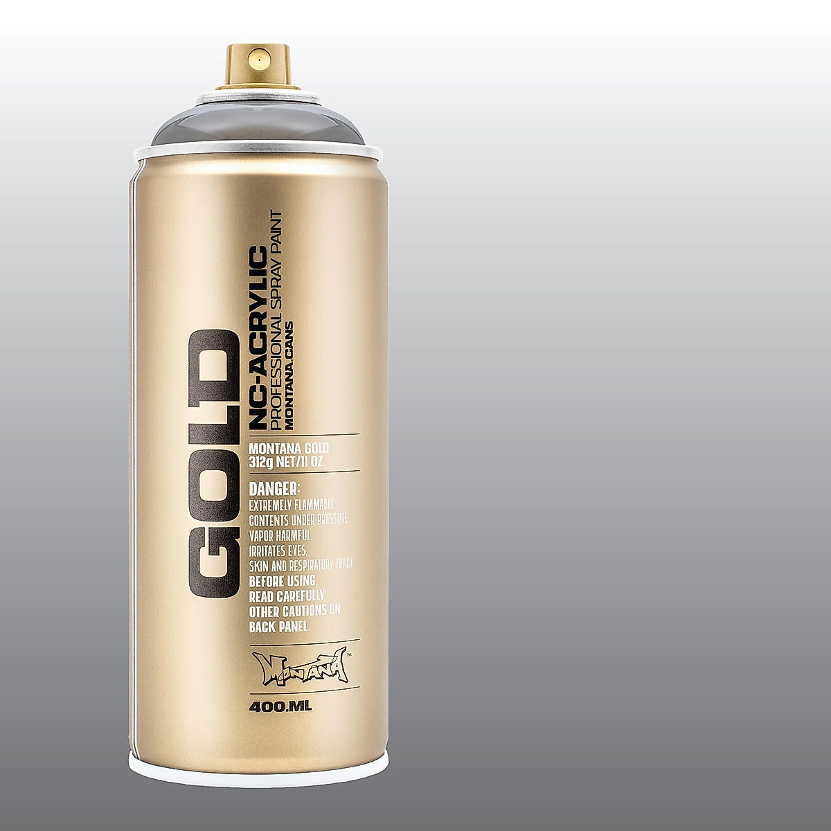 Montana Cans Montana GOLD 400 ml Color, Transparent Black Spray Paint, MXG-T9000, 13.53 Fl Oz (Pack of 1)