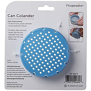 Prepworks by Progressive Can Colander , Can Strainer, Vegetable and Fruit Can Strainer, No-Mess Tuna Can Strainer , Best for Canned Tuna