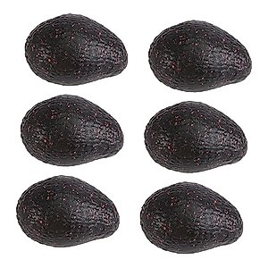 IMIKEYA 6pcs Imitation Avocado Home Decor Artificial Fruit Decor Faux Avocados Fake Fruit Decor Festival Decorations Photography Props Artificial Greenery Fruits Household Foam Accessories