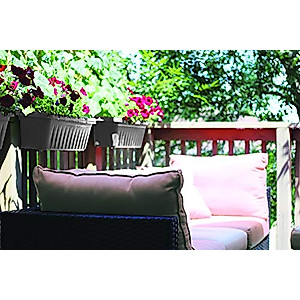 Apollo Exports International 24" Adjustable Railing Planter, White