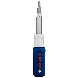 LENOX Tools Screwdriver, 9-in-1 Multi-Tool (23932) , Blue