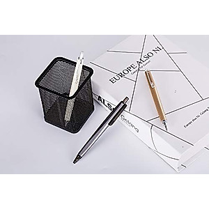 Retractable Roller Ball Gel Pens, Gel Ink Ballpoint Pen with High Density Material Barrel, Smooth Writing Rollerball Pen for Business, School and Office Use, pens fine point, 0.5mm Fine Point –3Pack