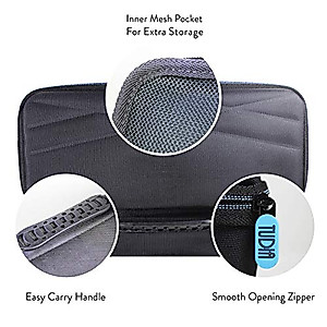 TUDIA EVA Empty Carrying Hard Storage Case Organiser for Art Supplies/Paint Brushes/Markers/Sketching Supplies with Hand Carry Handle [CASE ONLY]