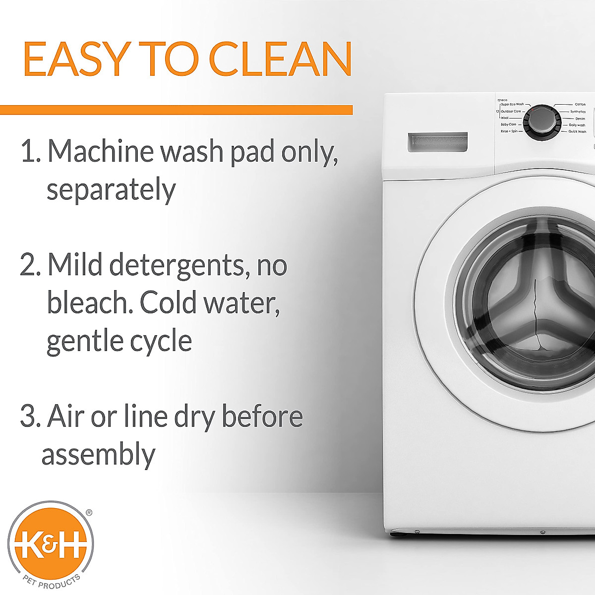 K&H Pet Products Ultra Plush Deluxe Bolster Dog Crate Pad, Dog Bed for Large Crates, Kennels, and Cages, Soft Indoor Portable Machine Washable Pet Mat - Fleece Large