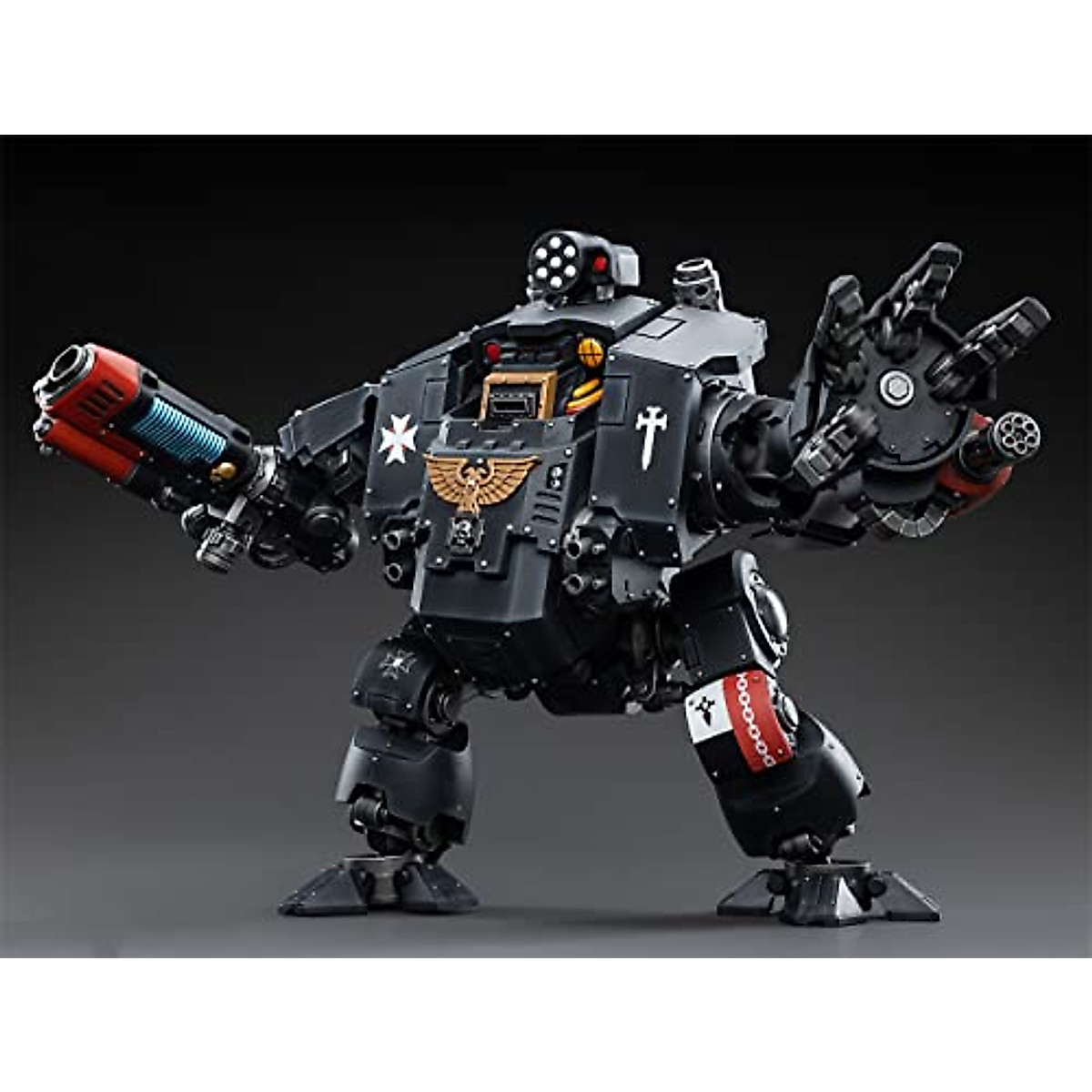 HiPlay JoyToy Warhammer 40K Black Templars Redemptor Dreadnought 1:18 Scale Collectible Action Figure