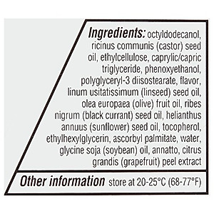 Chapstick Total Hydration Vitamin Enriched Lip Oil, Non Tinted, Vitamin c, vitamin E, Contains Omega 3 6 9, Peach Tea Flavor, 0.23 Fl Oz (Pack of 1)