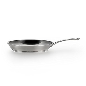 T-fal H80007 Performa X Stainless Steel Dishwasher Safe Oven Safe Fry Pan Saute Pan Cookware, 12-Inch, Silver