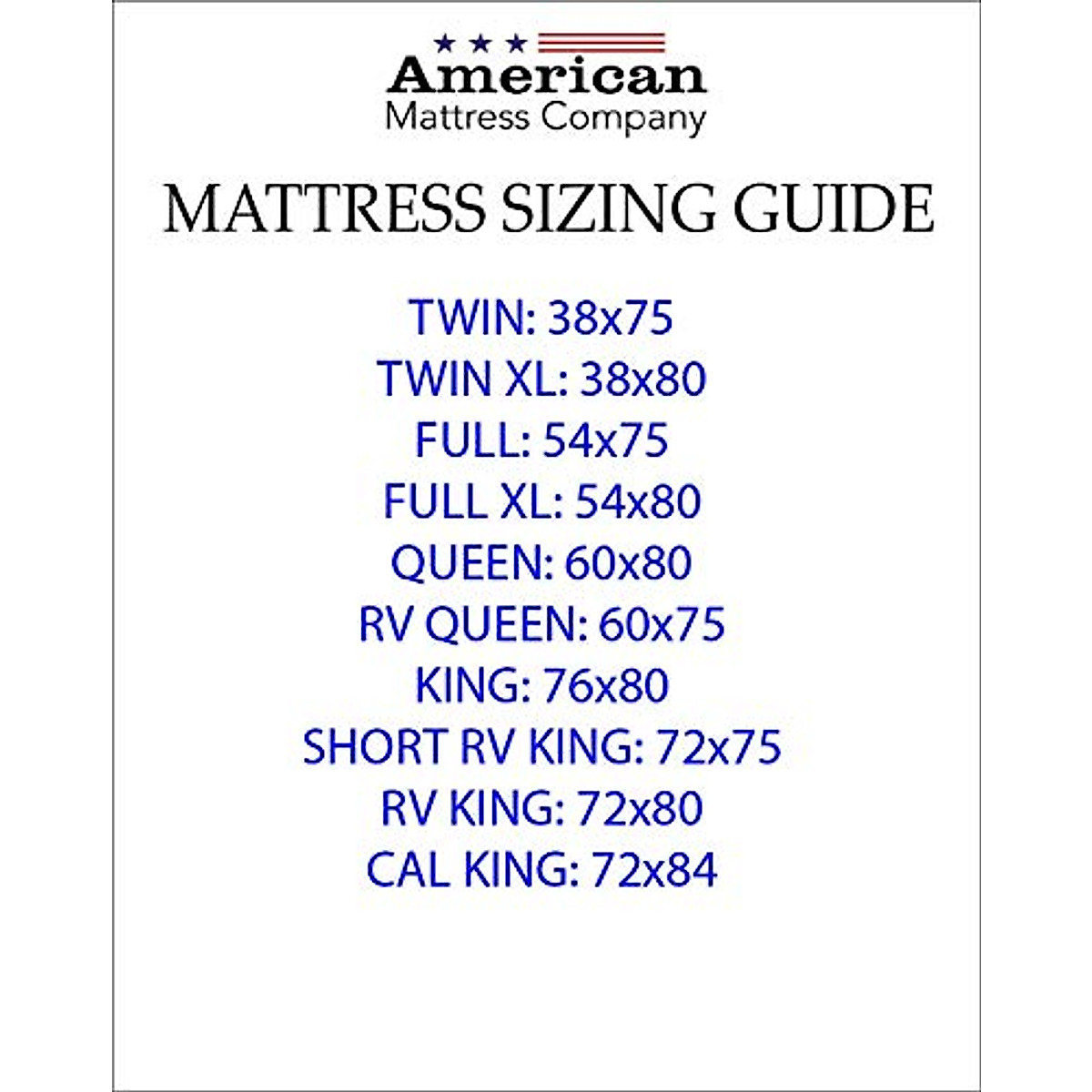 American Mattress Company 8" Graphite Infused Memory Foam-Sleeps Cooler-100% Made in The USA-Medium Firm (70x80)
