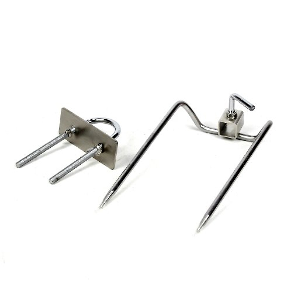 COMMERCIALBARGAINSINC Portable BBQ Whole Pig, Lamb, Goat Charcoal Spit Rotisserie Roaster Grill, 30 Watt Motor, 201 Stainless Steel, with Back Cover Guard