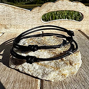 Matching Couple Infinity Bracelets - Vows of Eternal Love, Leather Bracelet, His and Hers San Valentines Gift, Men Women Love Gifts, Best Friend Accessories, Pulseras Para Parejas (Silver)