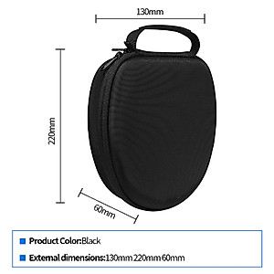JHK Headphone Case for WH-1000XM4,WH-1000XM2,WH-1000XM3,WH-1000XM5 Wireless Noise Cancelling Headphones, Protective Hard Shell Travel Carrying Bag with Accessories Storage (for XM2/XM3/XM4)