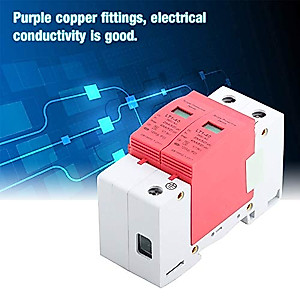 Surge Protective Device Telephone Thunder Tele Protector Voltage Surge Arrester Device, House Surge Protective Device, (2P40KA)