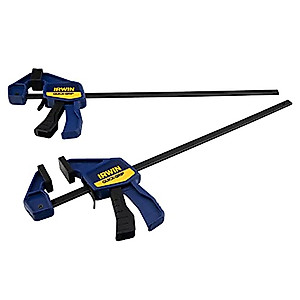 IRWINQUICK-GRIPOne-Handed Mini Bar Clamp 2 Pack, 12", 1964745