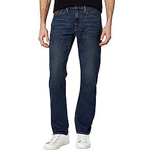 U.S. Polo Assn. Stretch Slim Straight Five-Pocket Denim Jeans Dark Wash Denim 40 32