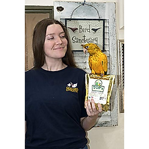 TOP's All in One Seed Mix for Large Birds, Non-GMO, Peanut Soy & Corn Free, USDA Organic Certified, 1lb