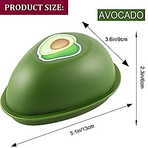 Avocado Storage Containers, Reusable Avocado Keeper for Refrigerator, Individual Avocado Saver Holder Organizer for Fridge to Keep Avocado Fresh
