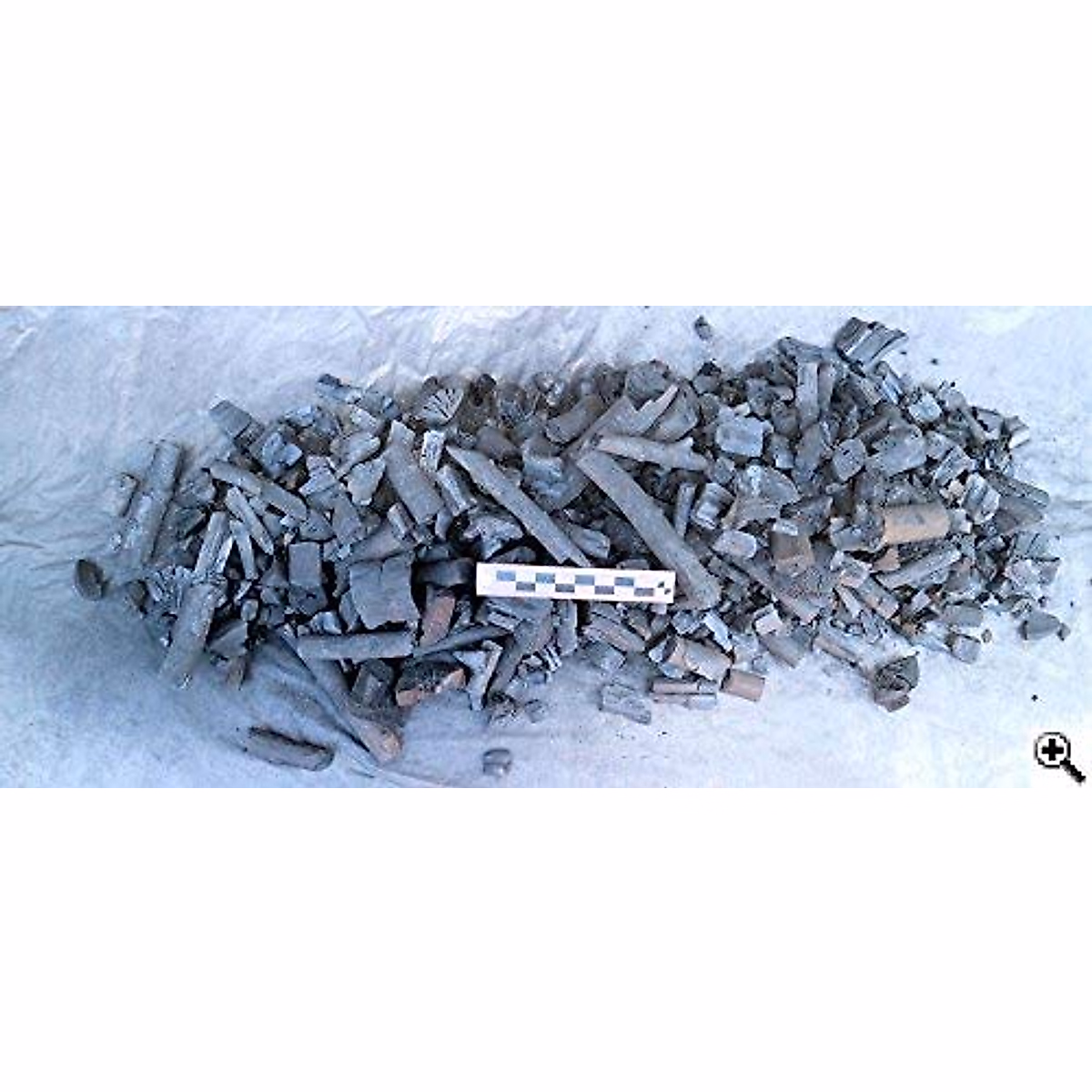 Original Natural Charcoal - 100% Natural Hardwood Lump Charcoals - Unique Blend of Apple, Cherry, and Oak Trees - No Smoke, No Sparks, and Low Ash (17.6lbs)