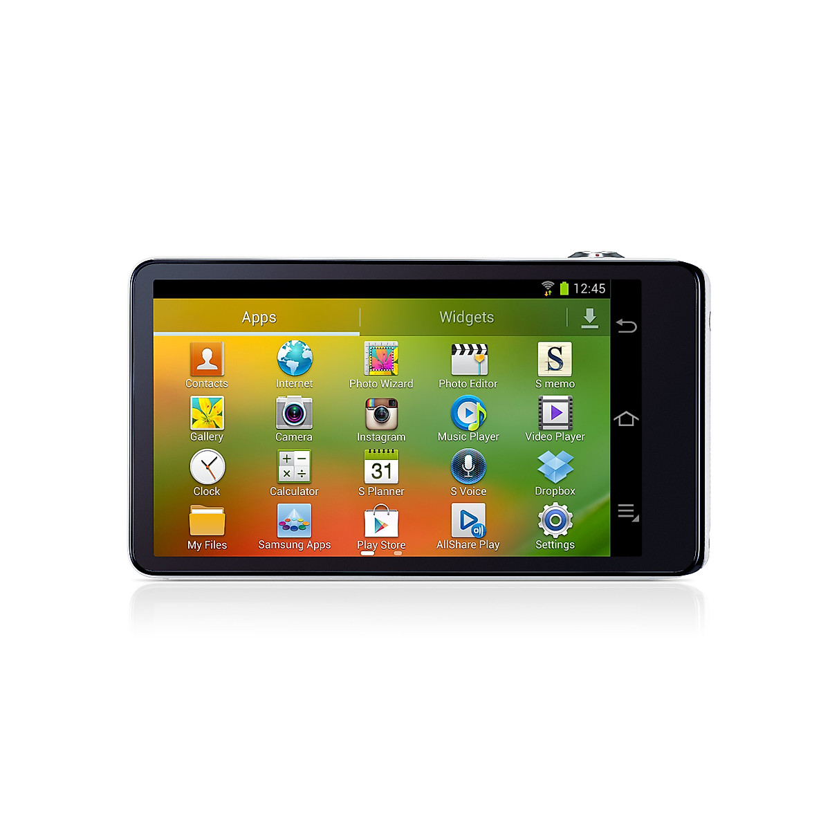 Samsung Galaxy Camera with Android Jelly Bean v4.1.2 OS, 16.3MP CMOS with 21x Optical Zoom and 4.8" Touch Screen LCD, WiFi (White) (OLD MODEL)