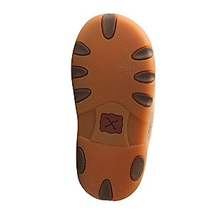 Twisted X Infant's Chukka Driving Moc, Moc Toe, Dusty Tan, 2 M