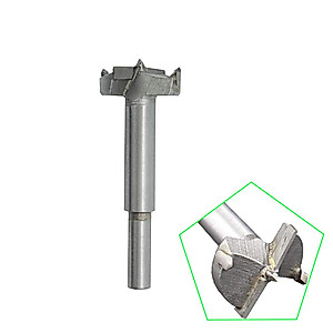 DONJON Forstner Drill Bits Set,Precision Shear Serrated Edge Wood Drilling Forstner Bit,4Pcs(15-40mm) Auger Opener Drilling Wood Plastic Plywood with Round Shank.