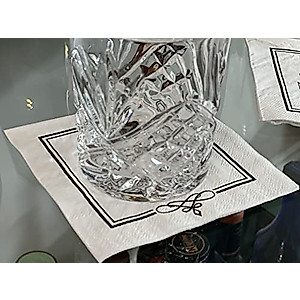 Funny Cocktail Napkins | Fun & Witty Paper Beverage Napkins for Adult Birthday Parties | 8 Different Phrases | 40 Pack in White