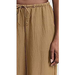 Z SUPPLY Women's Seashore Pants, Otter, Brown, XL