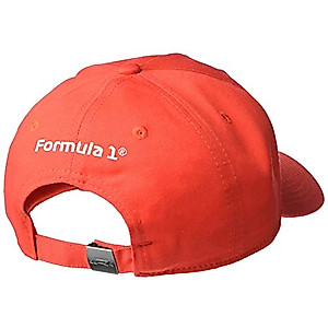 Unisex Formula 1 F1 Tech Collection Large Logo Baseball Cap, Red, One size