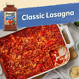 Prego Roasted Garlic and Herb Pasta Sauce, 45 Oz Jar