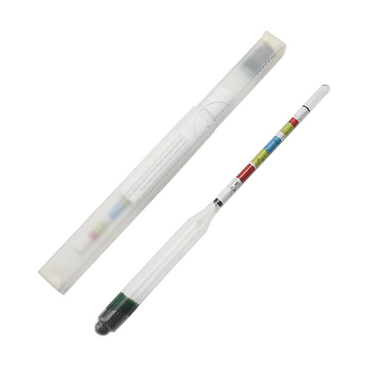 Triple Scale Beer and Wine Precision Hydrometer, Specific Gravity, Brix, Balling for Home Brewing
