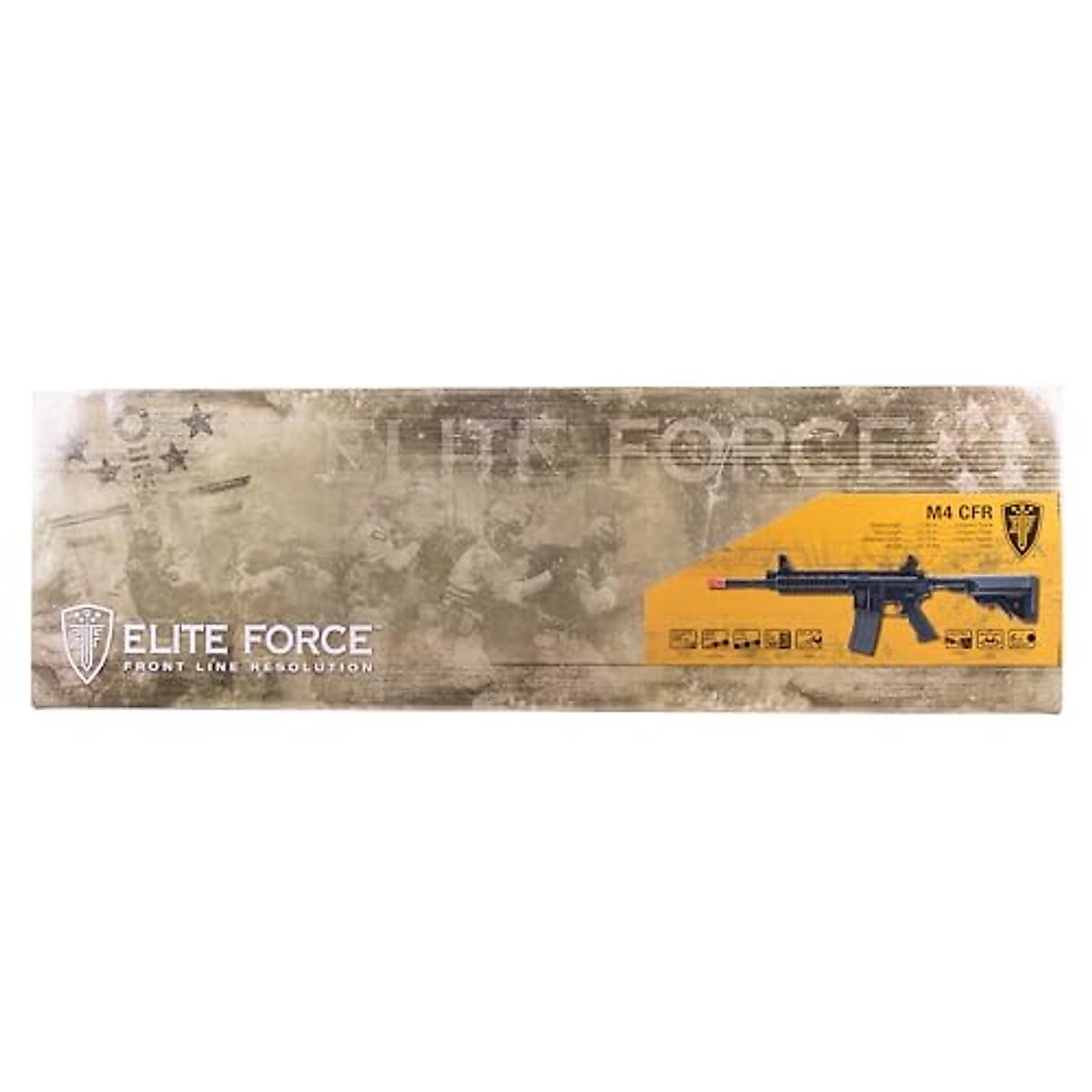 Elite Force M4 AEG Automatic 6mm BB Rifle Airsoft Gun, CFR, Black