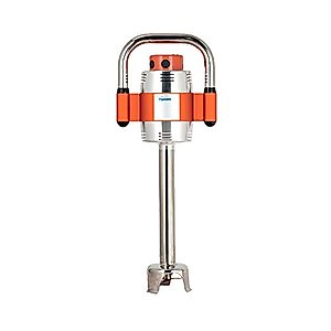Dynamic Mixers SMX350ES Immersion Blender, Orange, 4.5" Diameter at bell (bottom of unit), 4.95" Diameter at top, 24.36" High