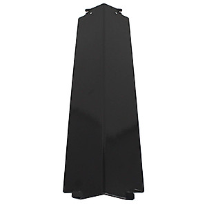 4-Pack BBQ Gas Grill Tube Burner & Heat Shield Plate Tent Replacement Parts for Charbroil 463248208 - Compatible Barbeque Stainless Steel Pipe Burners & Porcelain Steel Flame Tamer, Flavorizer Bar