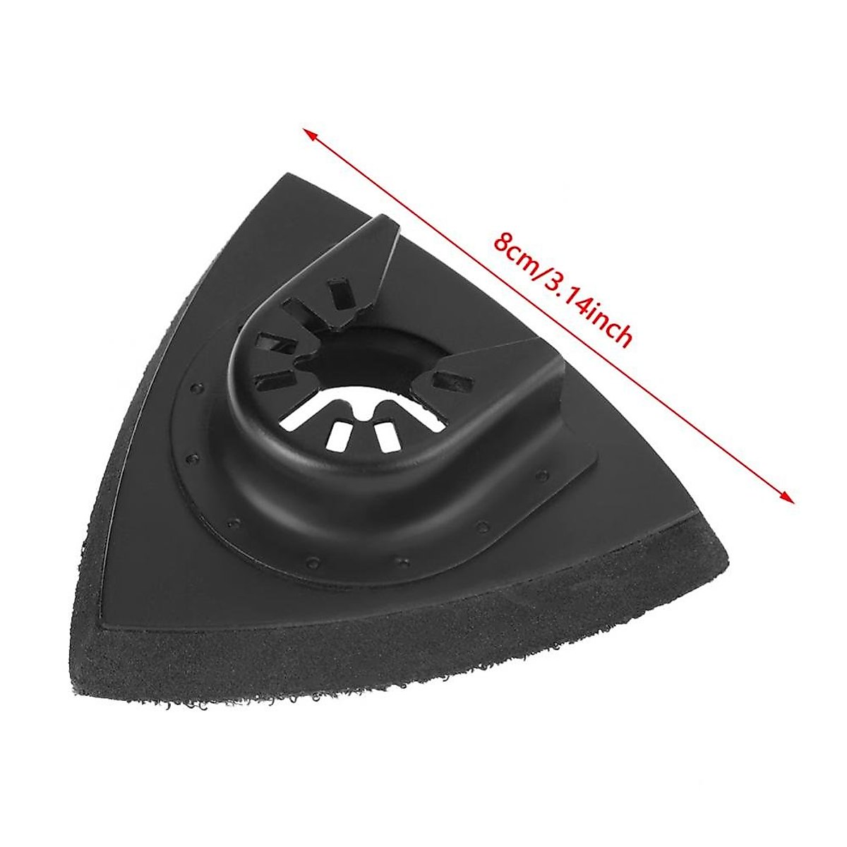 Triangle Sanding Pads Oscillating Tool Sanding Pad Oscillating Tool Accessories Double Action Sanding Kit 82Pcs DIY Woodworking Sand Paper Mini Delta Oscillating Multi Tool Polishing Sander Sand Paper