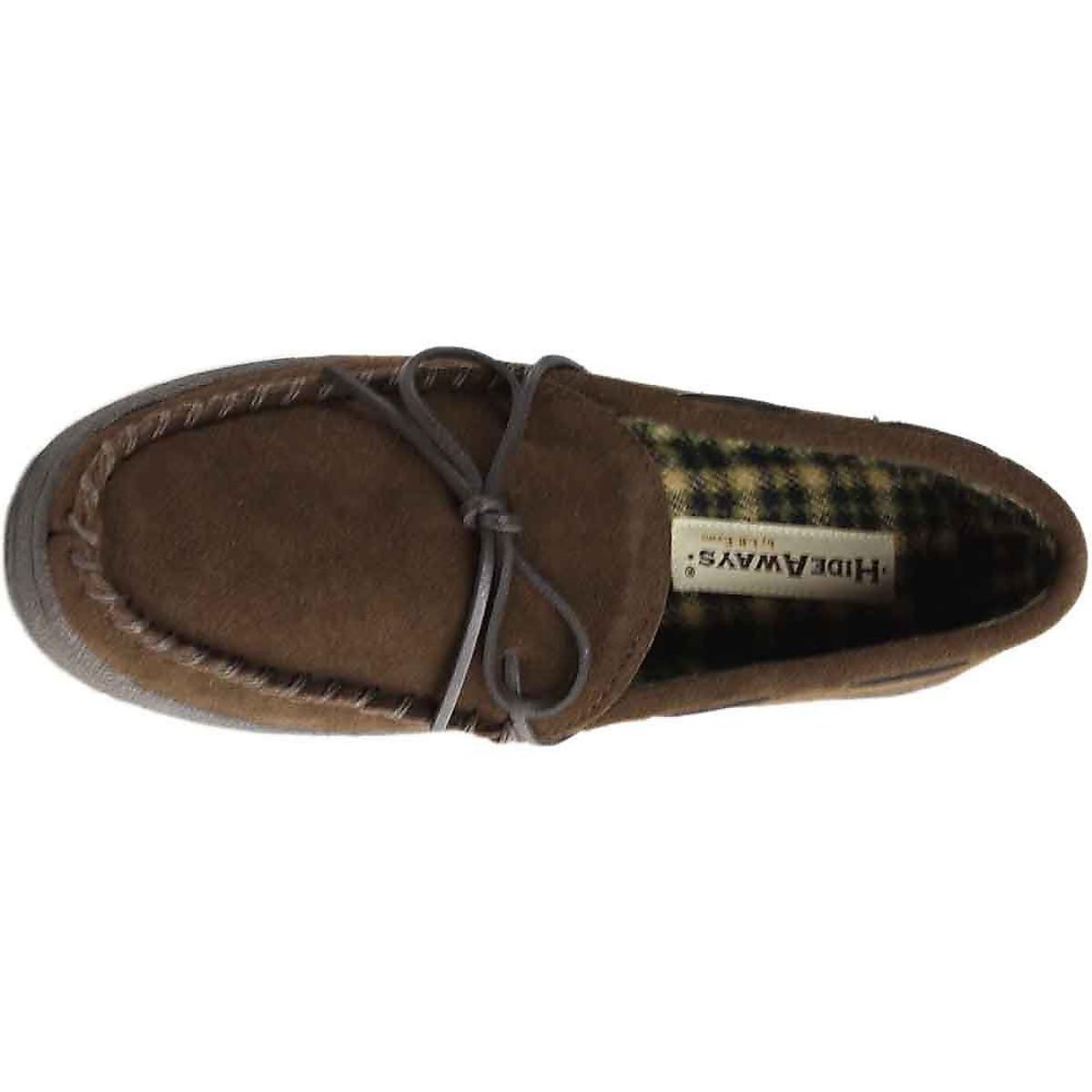 L.B. Evans Hideaways Men's Marion Moccassin,Chocolate,10 3E US