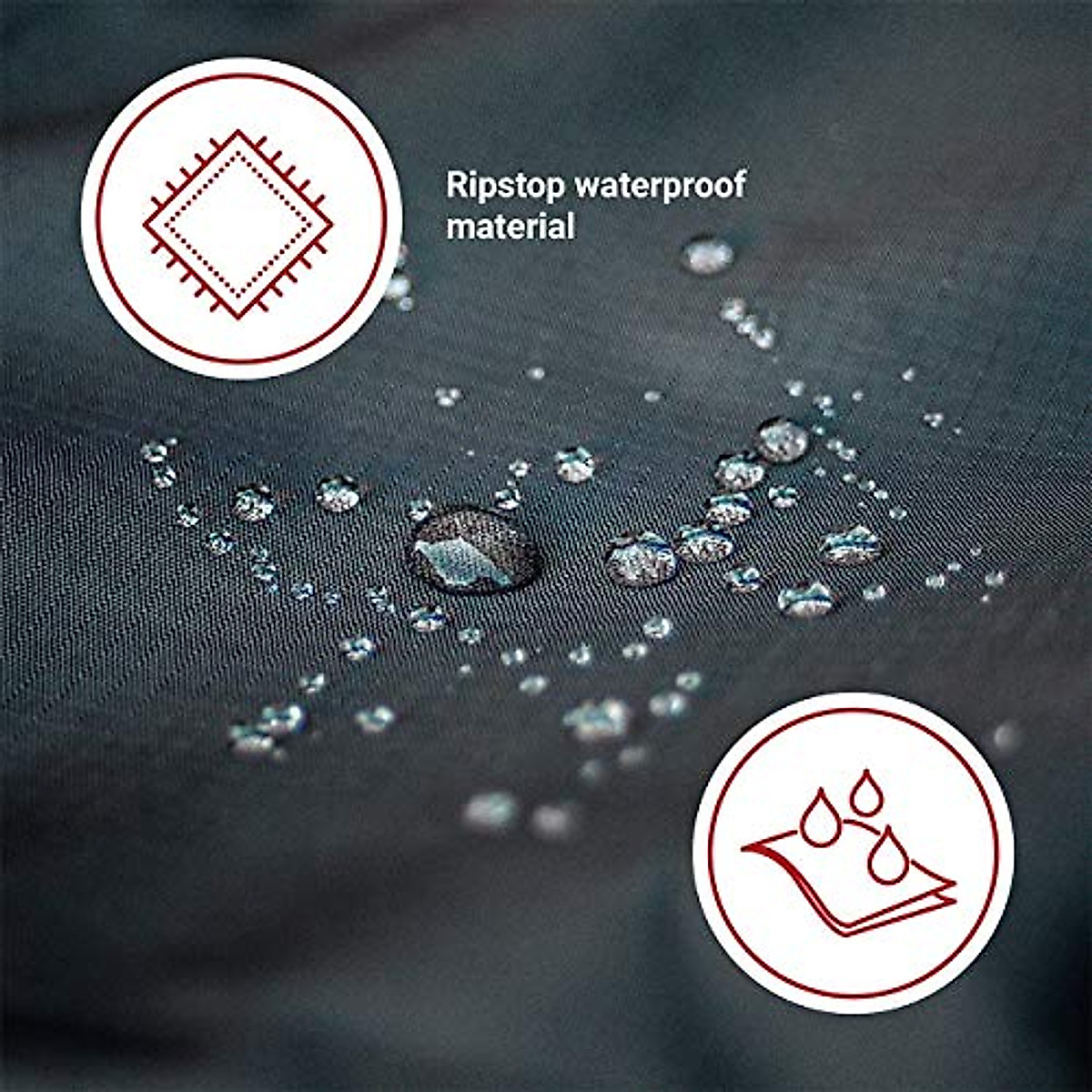 Indeed BUY ATV Cover Waterproof, 420D Heavy Duty Ripstop Material Black Protects 4 Wheeler From Snow Rain or Sun,102'' x44'' x 48''